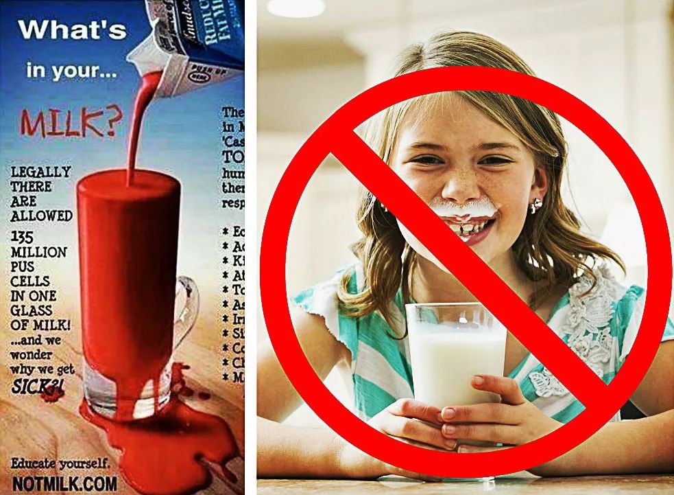 Huge "anti-milk campaign" billboard just to tell you that milk is ...