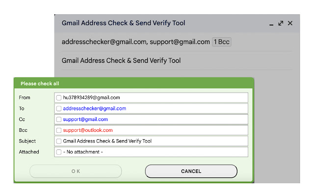 User Guide｜How to use Gmail Address Checker?