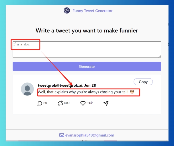 Funny Tweet Generator