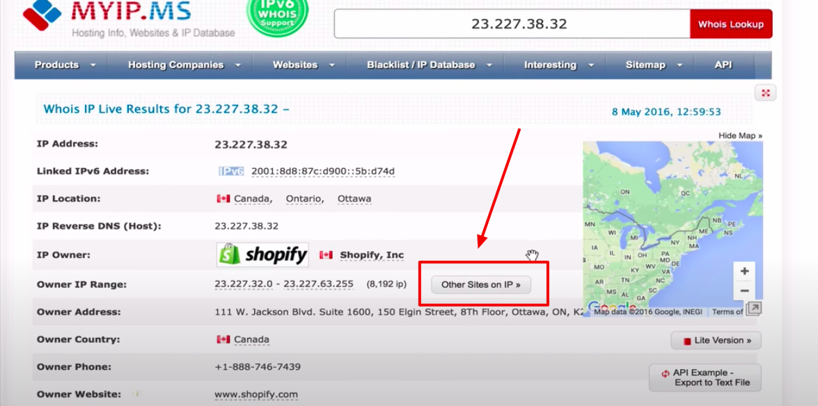 How To Use Myip.ms & Alternatives To Find The Most Popular Shopify Stores
