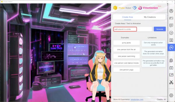 How to Use VTuber AI Text-to-Animation Generator