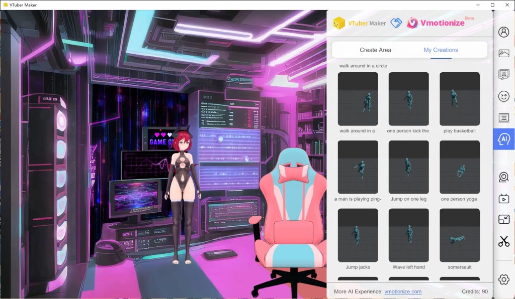 How To Use Vtuber Ai Text To Animation Generator 