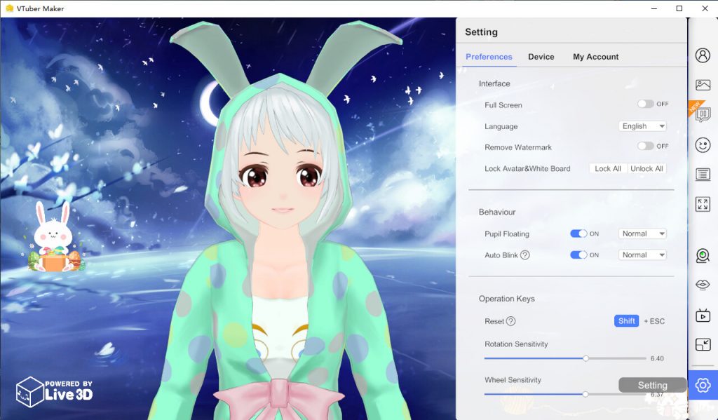 VTuber Maker - Setting