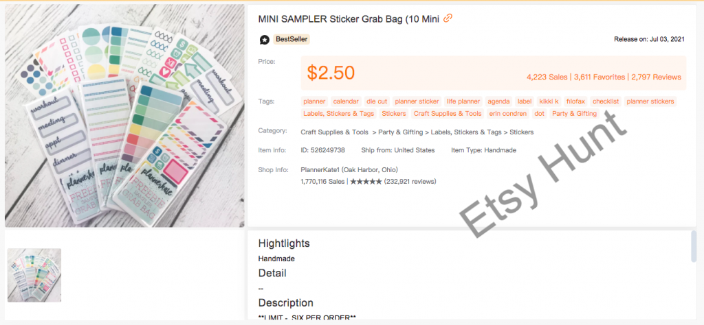 Learn from Top Etsy Ranking Shops: Which Part Decide Your Etsy Rank ...