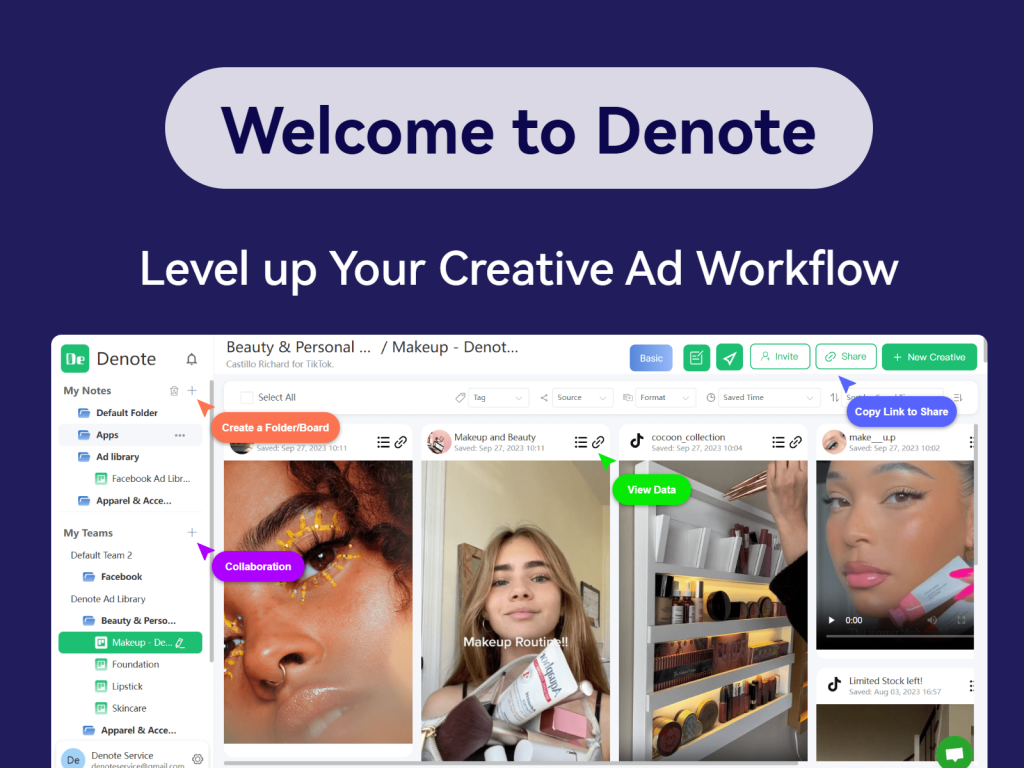 How to use Denote - Guide for Creative Collaboration