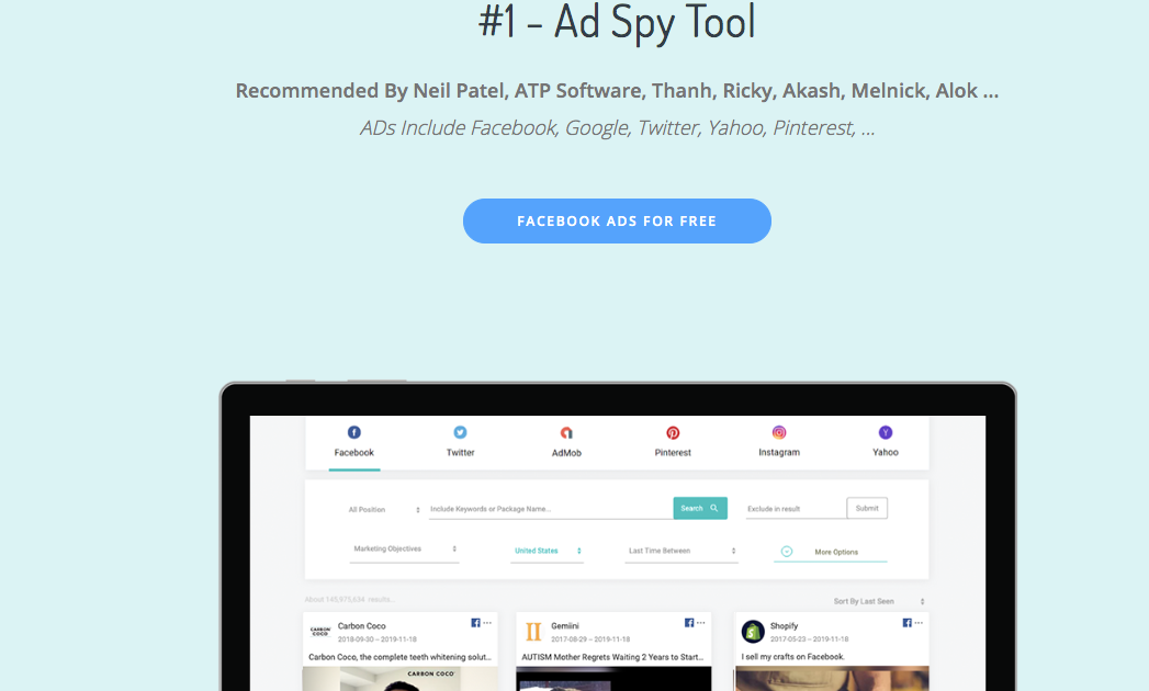 Best Monitor Ads Creatives Tool 2020-BigSpy