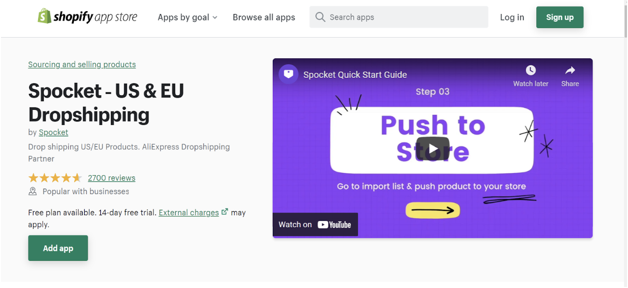 After the installation, plugins will automatically create a Spocket ...