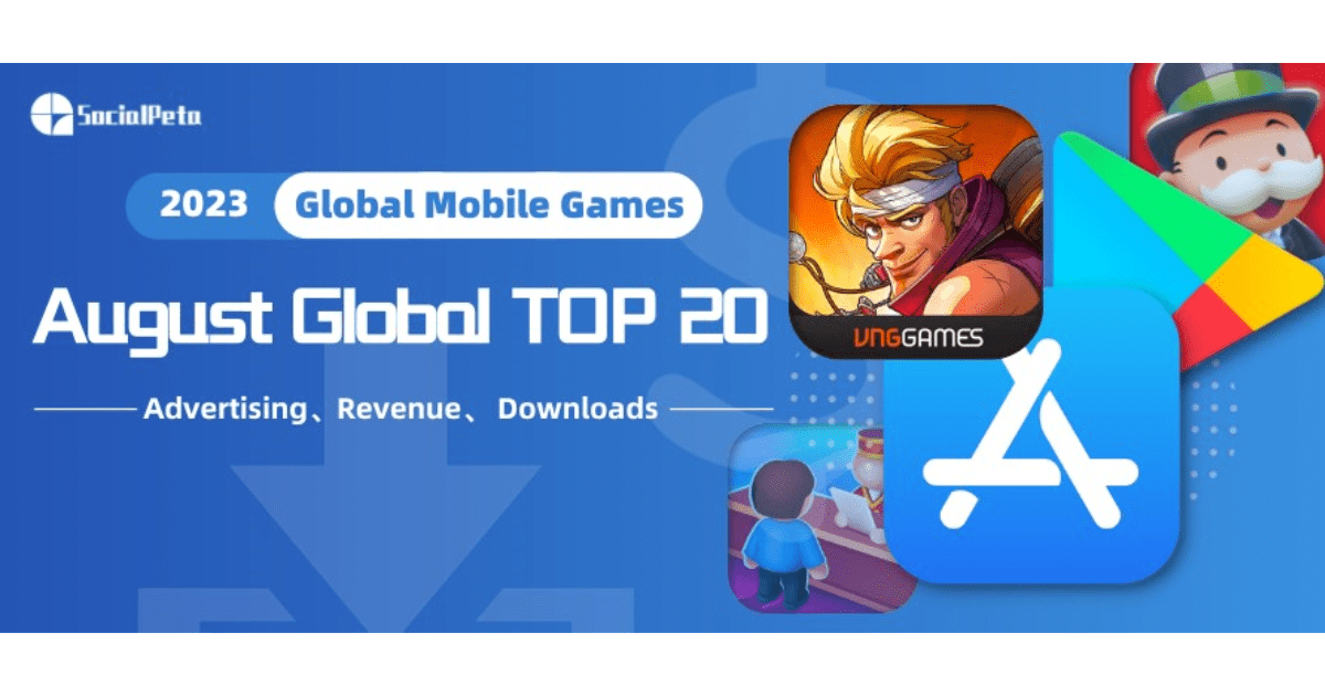 Global mobile games in August | Topping US game charts for 100 days ...
