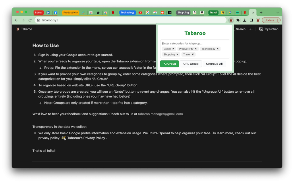 Top 10 AI Tab Extensions to Manage Chrome Tabs | NoteGPT