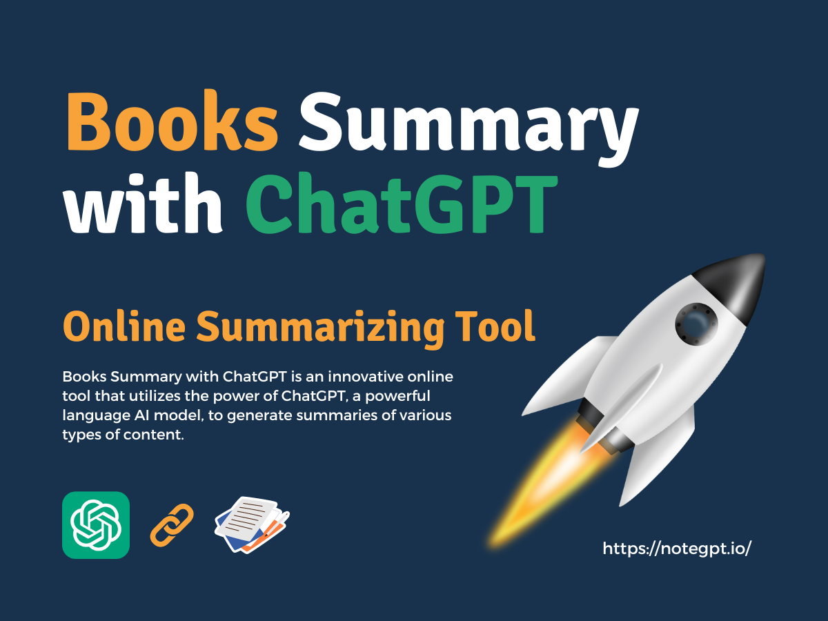 Books Summary with ChatGPT – Online Summarizing Tool
