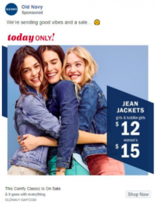 Facebook Clothing Ads：6 Awesome Ad Examples