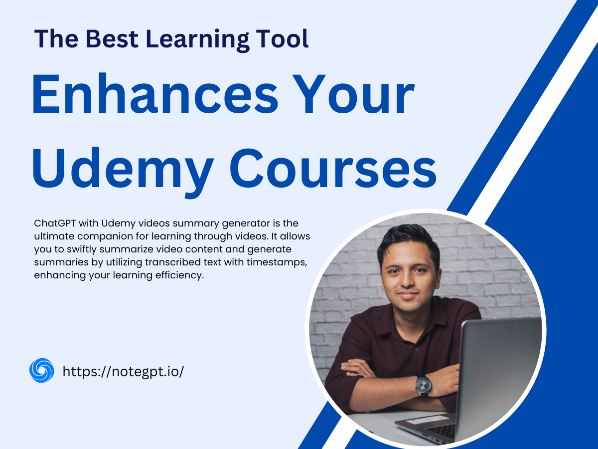 The Best Learning Tool Enhances Your Udemy Courses - NoteGPT