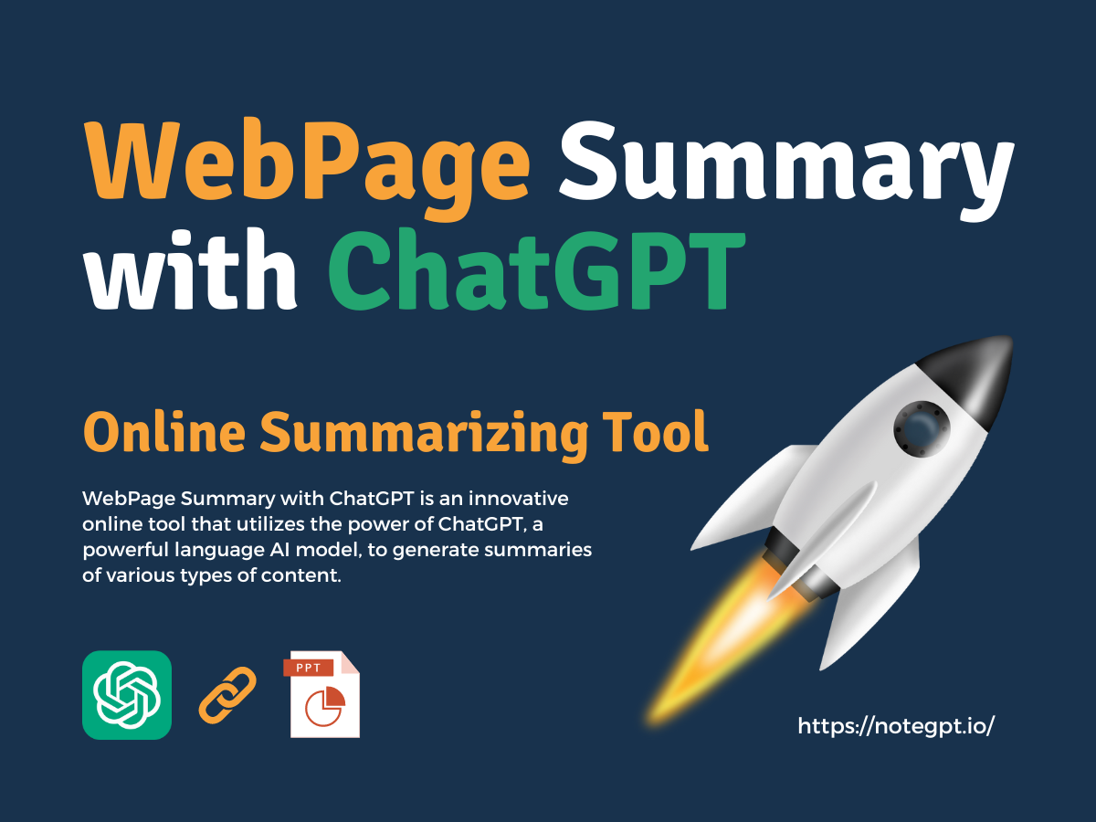 Webpage Summary with ChatGPT – Online Summarizing Tool