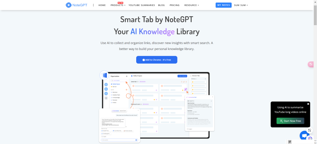 Unleashing the Power of AI Knowledge in 2024-Smart Tab by NoteGPT