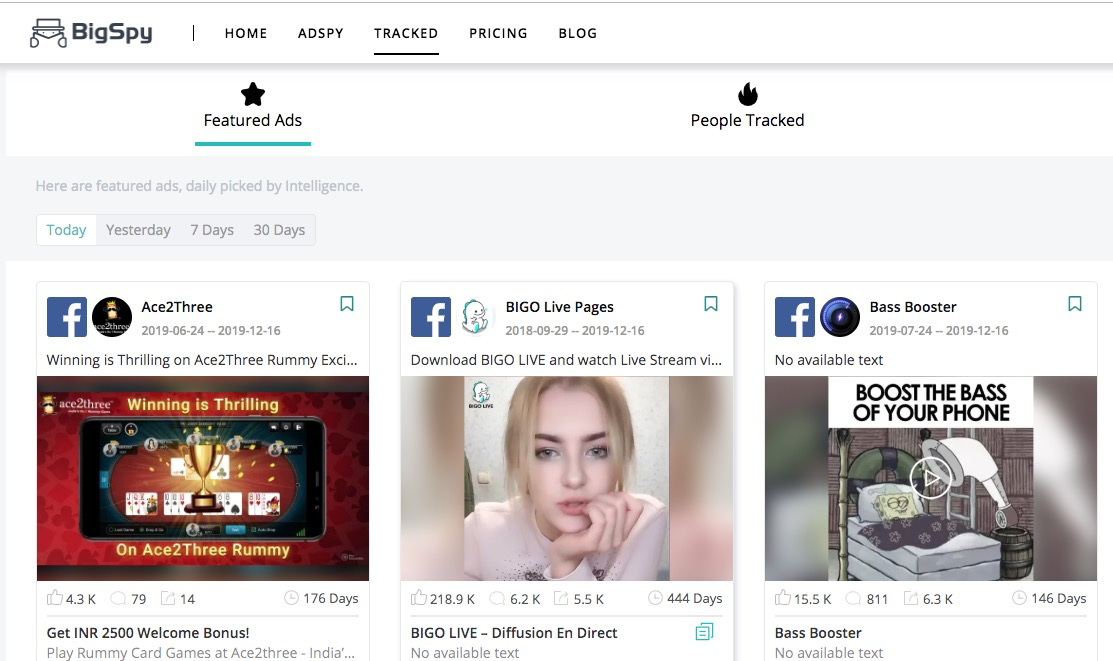 Best Monitor Ads Creatives Tool 2020-BigSpy