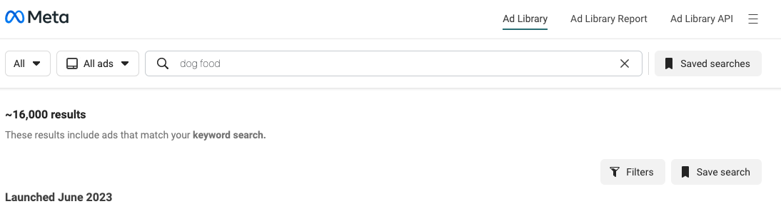 Save and Download Ads from Facebook Ad Library