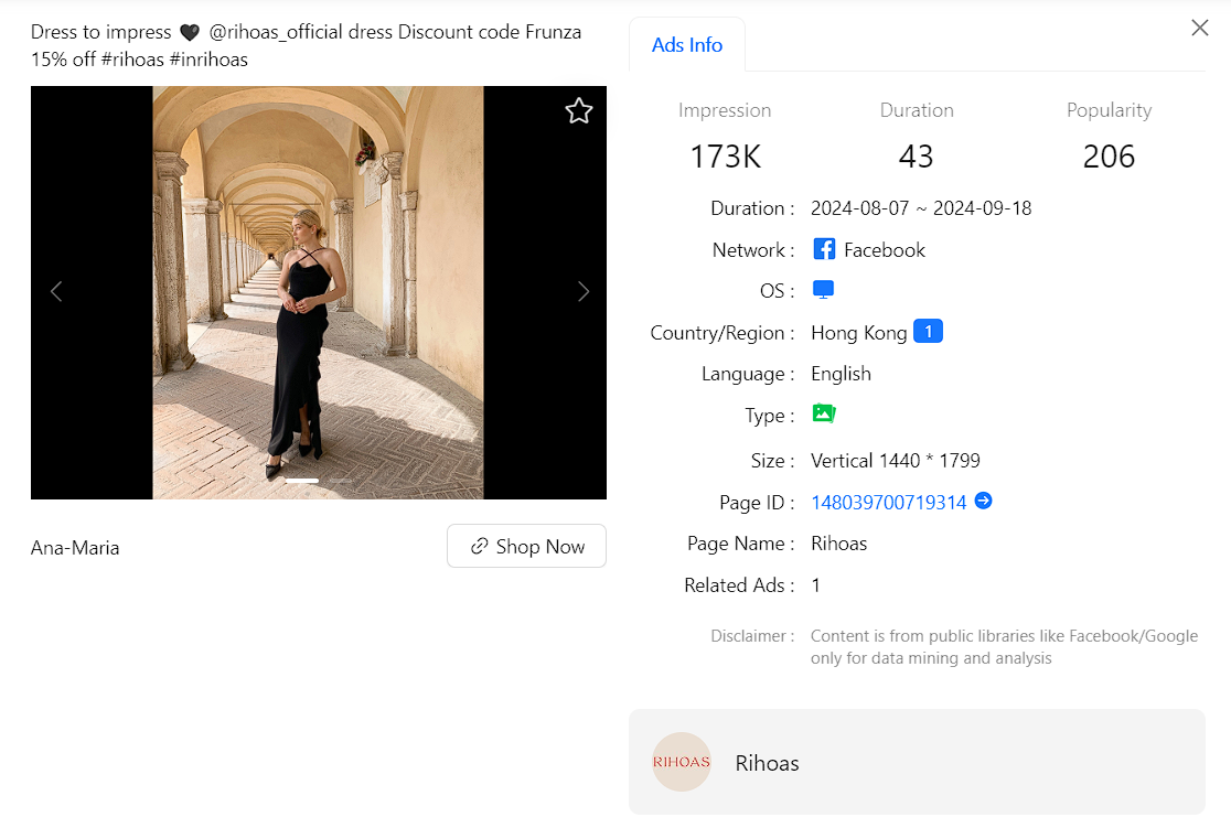 6 Miraculous Dresses Facebook Ad Case Study - BigSpy