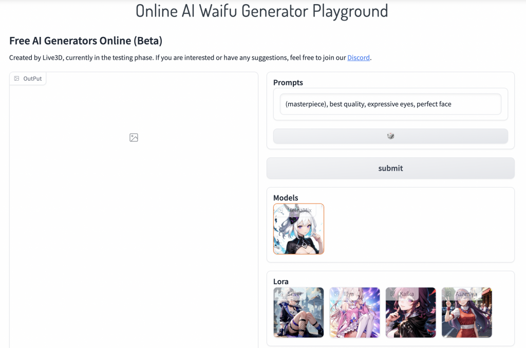 How to Use Generator to Create an AI Waifu Image