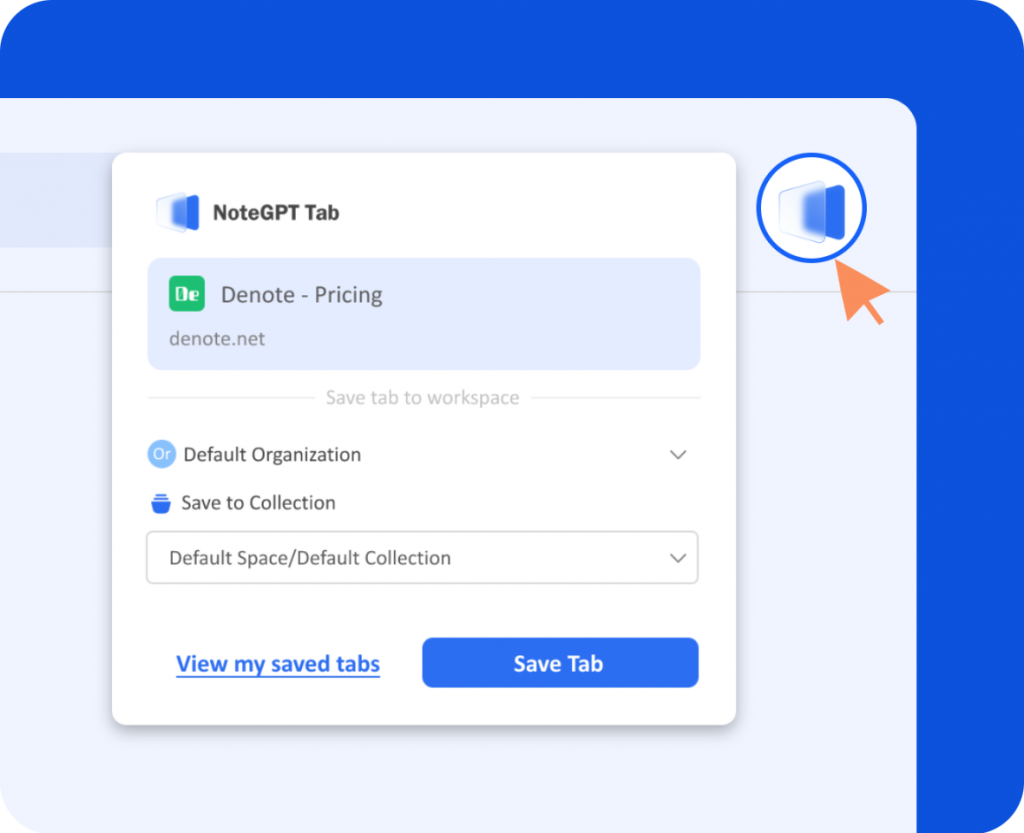 Smart Tab by NoteGPT - Build Your AI Knowledge Library