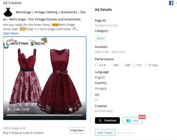 6 Miraculous Dresses Facebook Ad Case Study – BigSpy