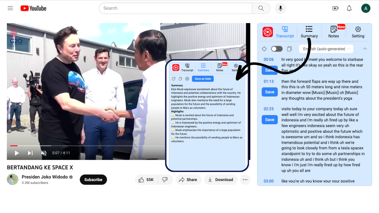 YouTube Summary with ChatGPT - Best YouTube video summarizer